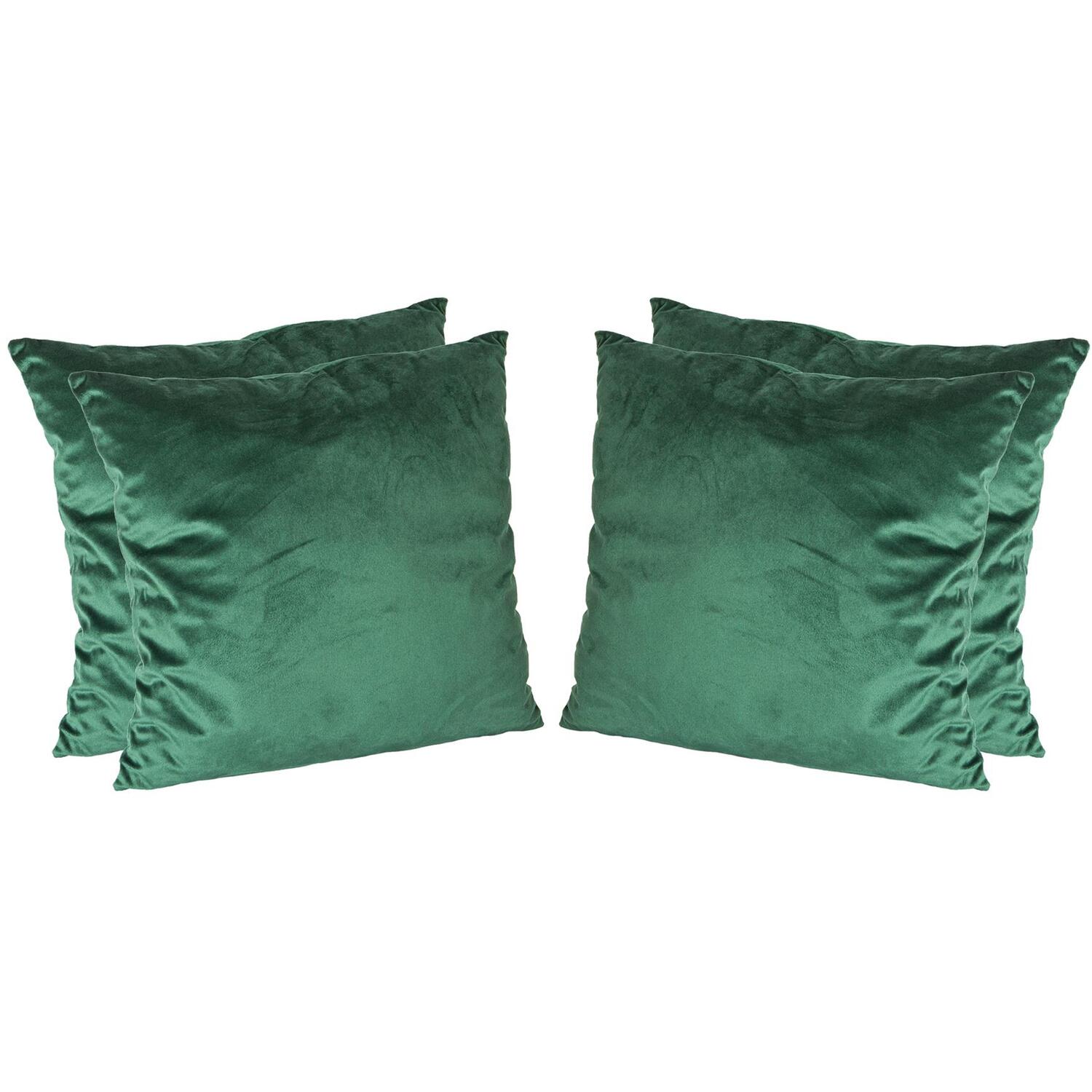 Square Velvet Cushions - 55cm x 55cm - Pack of 4