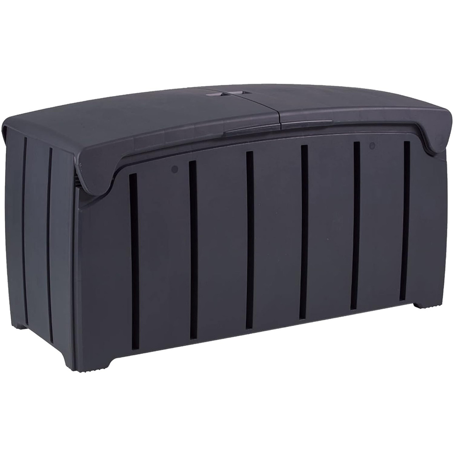 1 x Extra Large Multipurpose 322L Garden Storage Box With Butterfly Lid