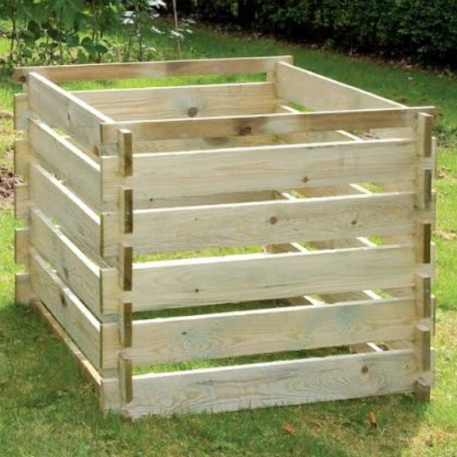 Primrose Extra Large Slatted Compost Bin 150cm Wooden 1575L