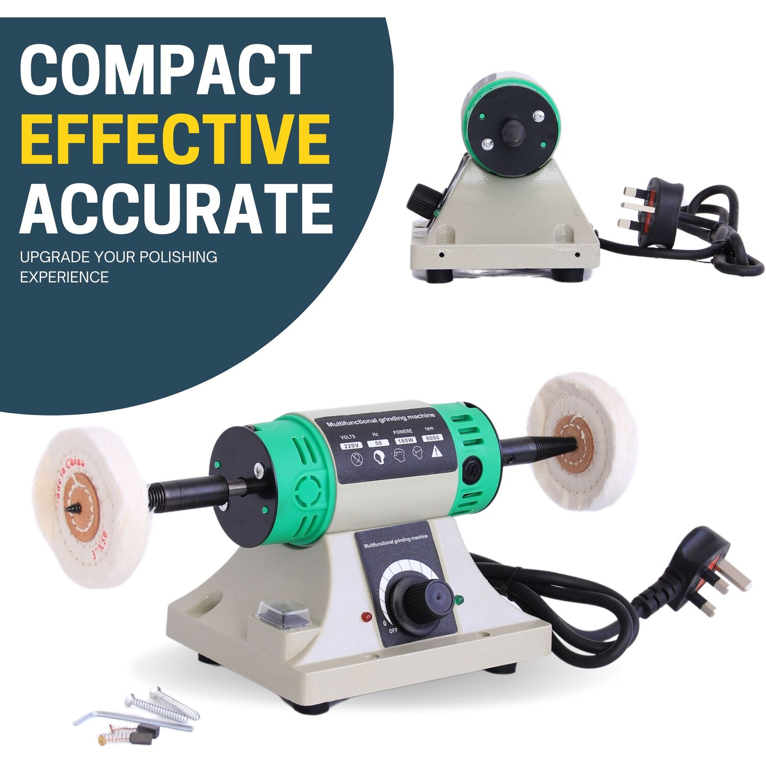 Mini Bench Polisher Machine for Polishing All Types of Metals And Materials