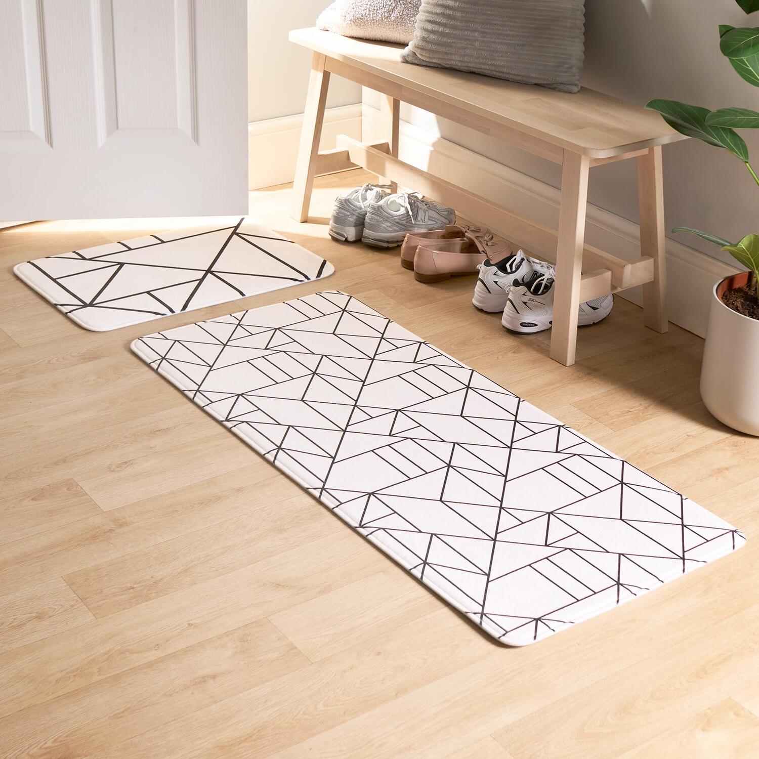 Mason Geometric Anti-Slip Doormat