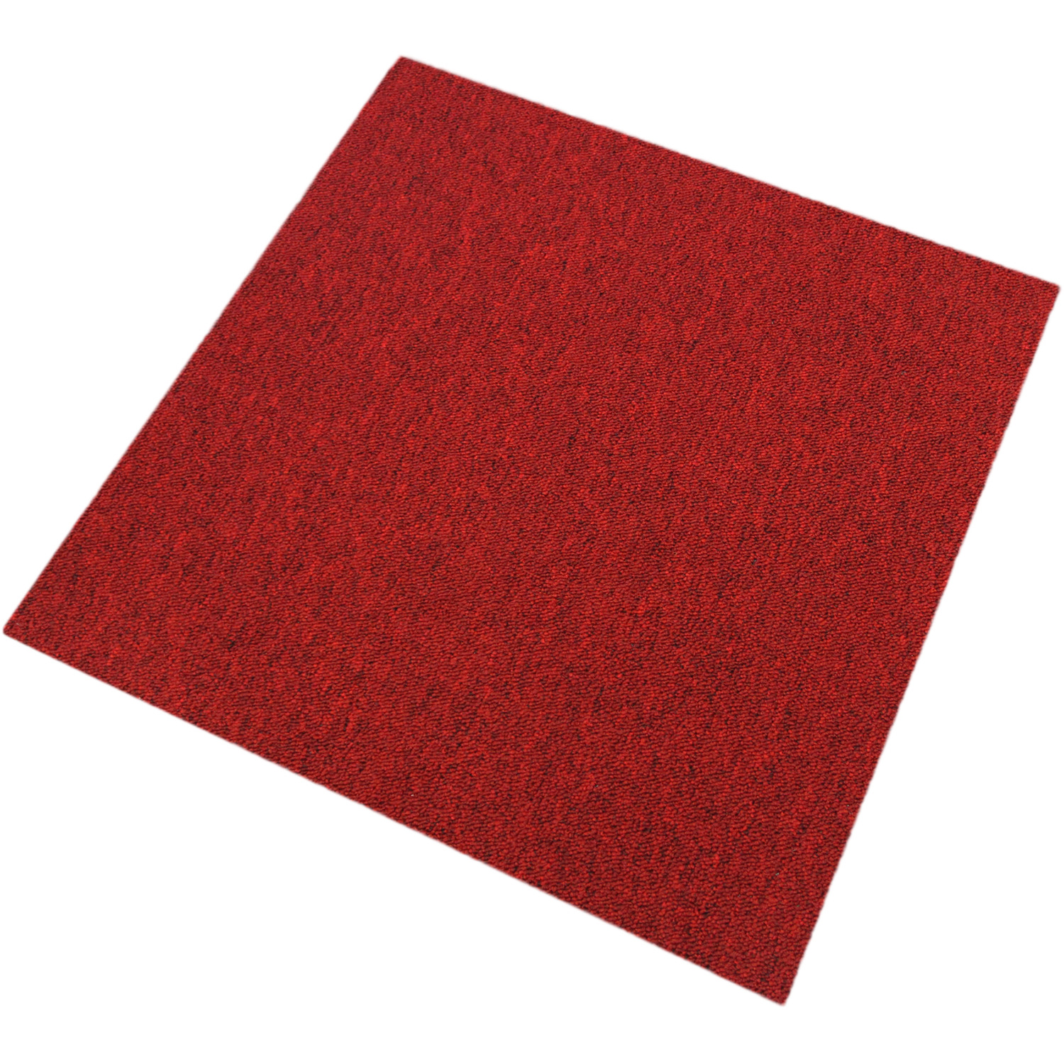 40 X Carpet Tiles Scarlet Red Heavy Duty 10m2