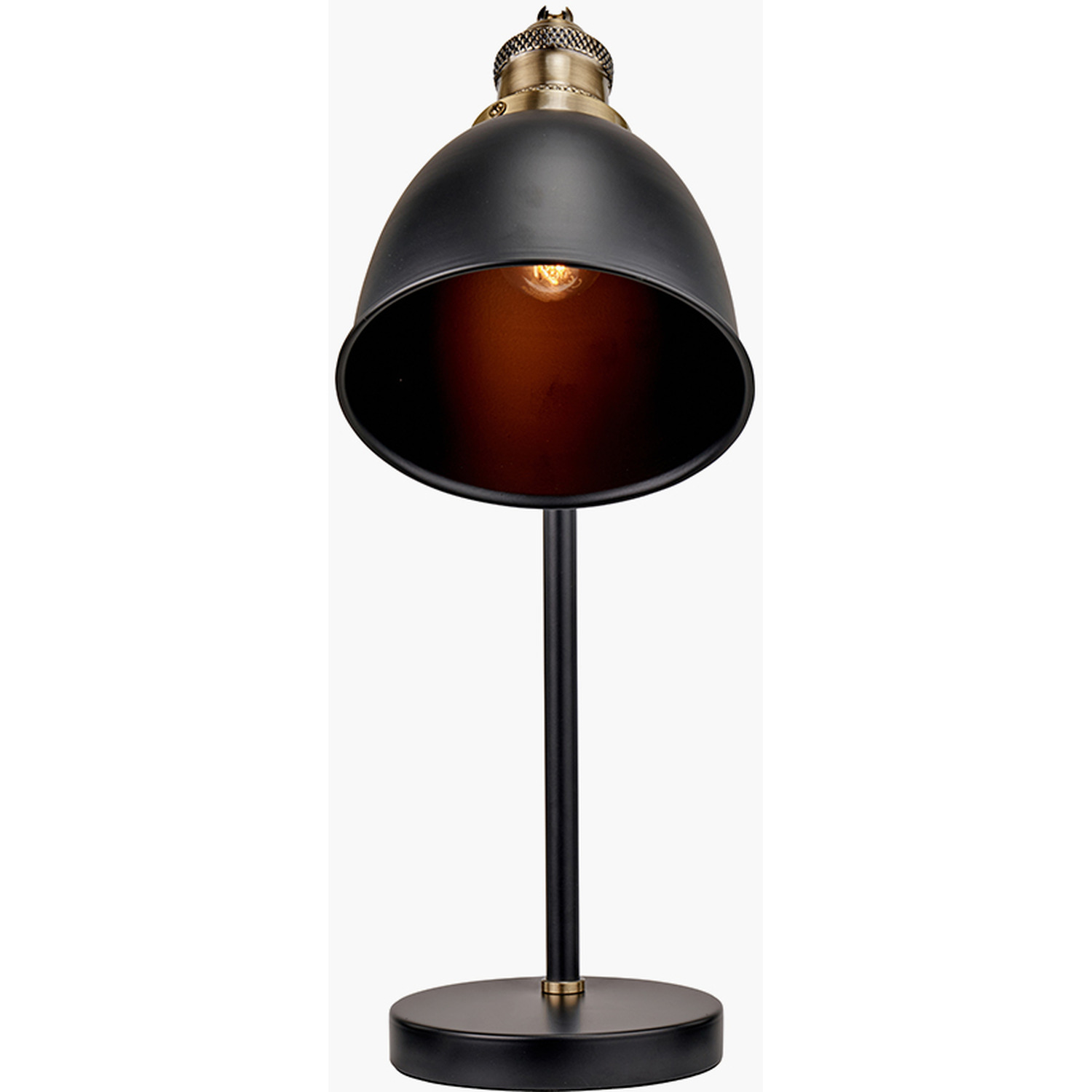 Black and Gold Task Table Lamp