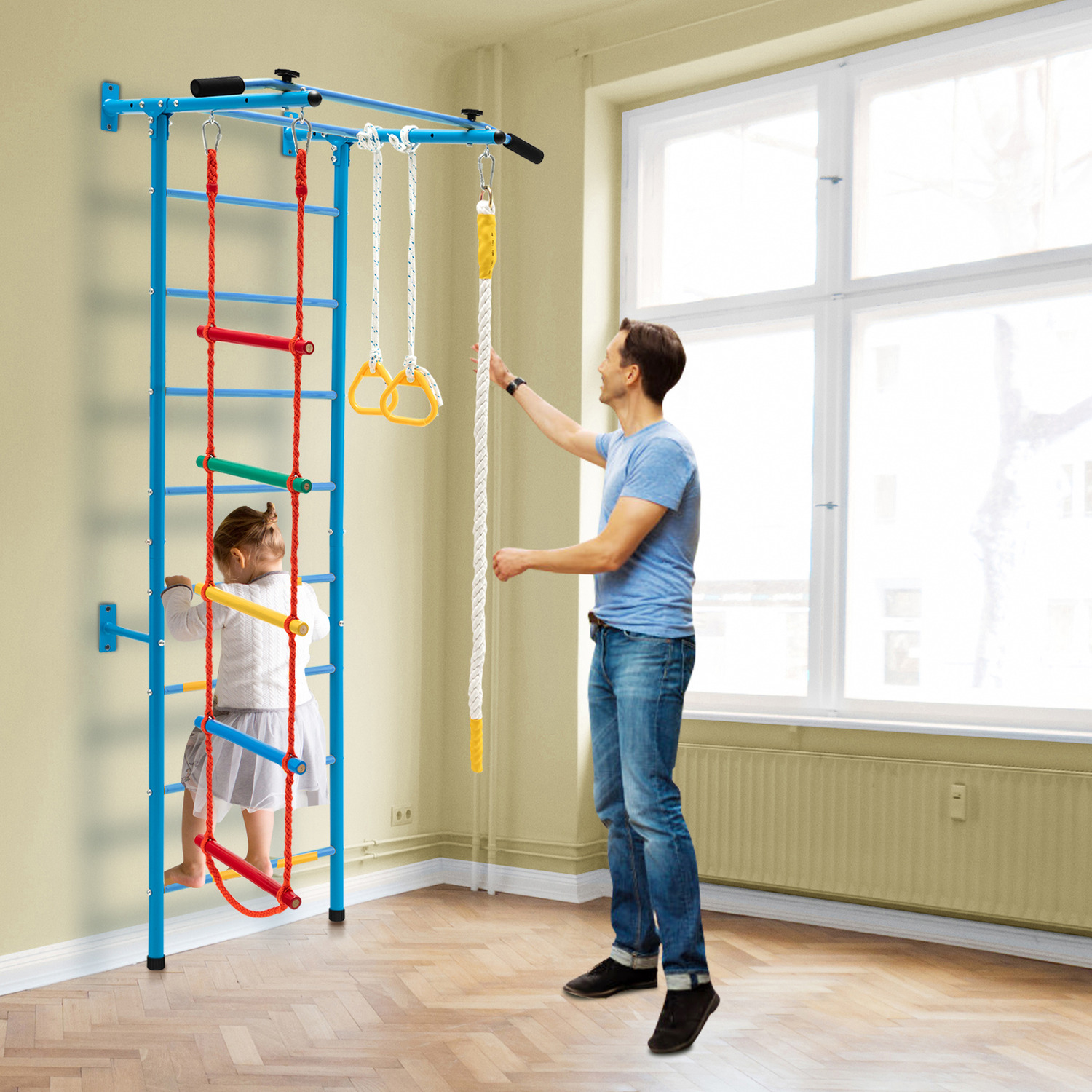 Swedish Ladder Set with Climbing Frame