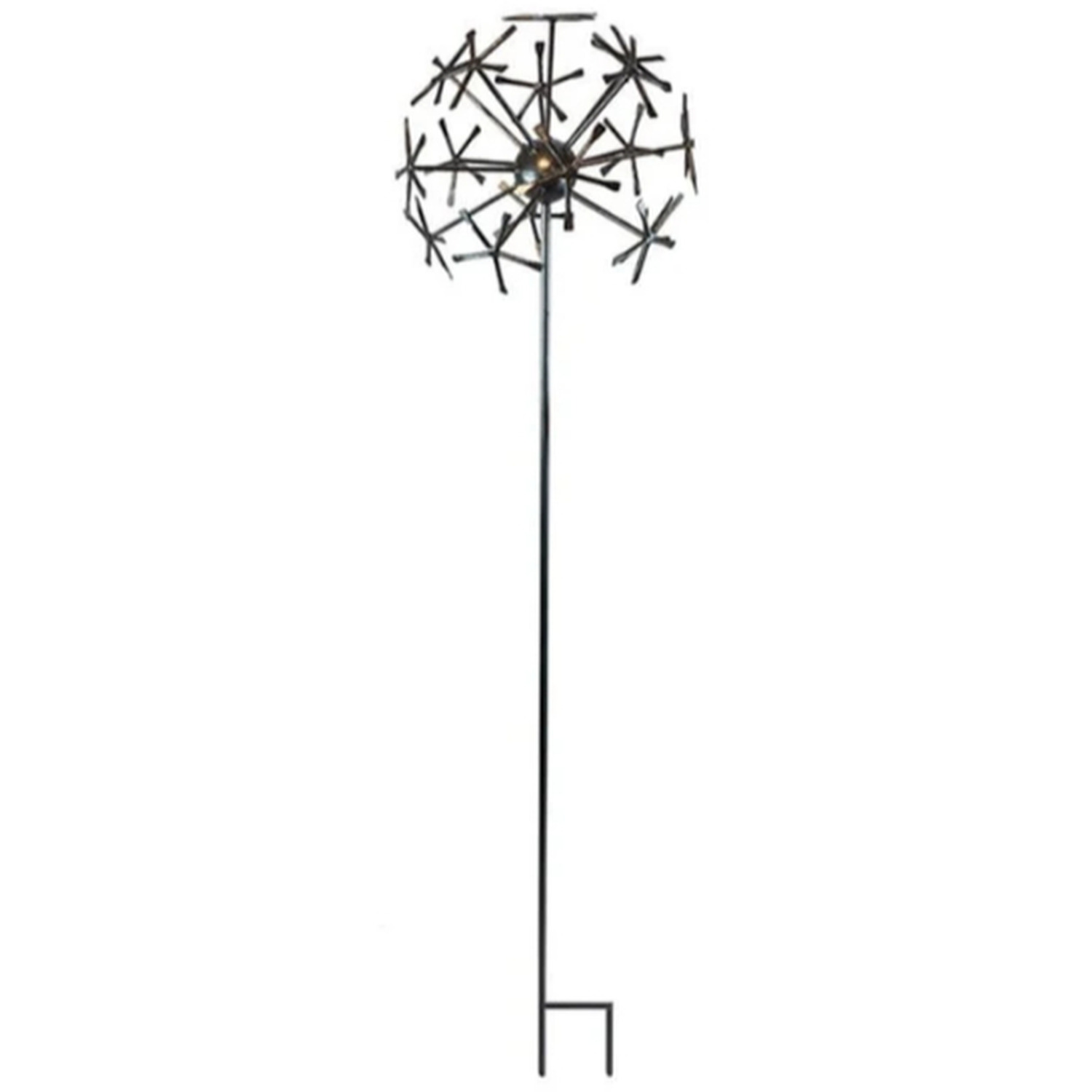 Silver Dandelion Decorative Stake