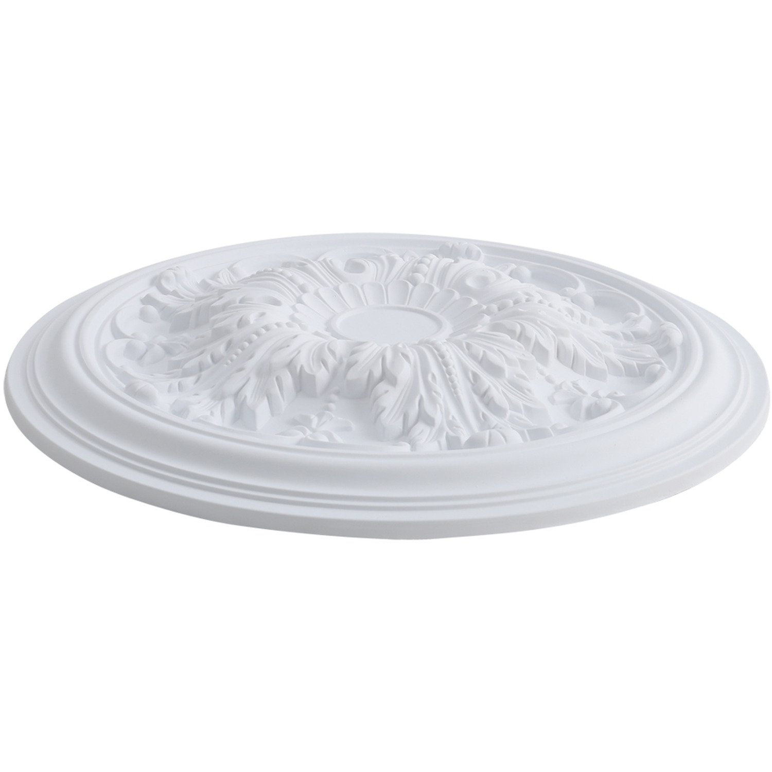 White 3D Polyurethane Ceiling Rose