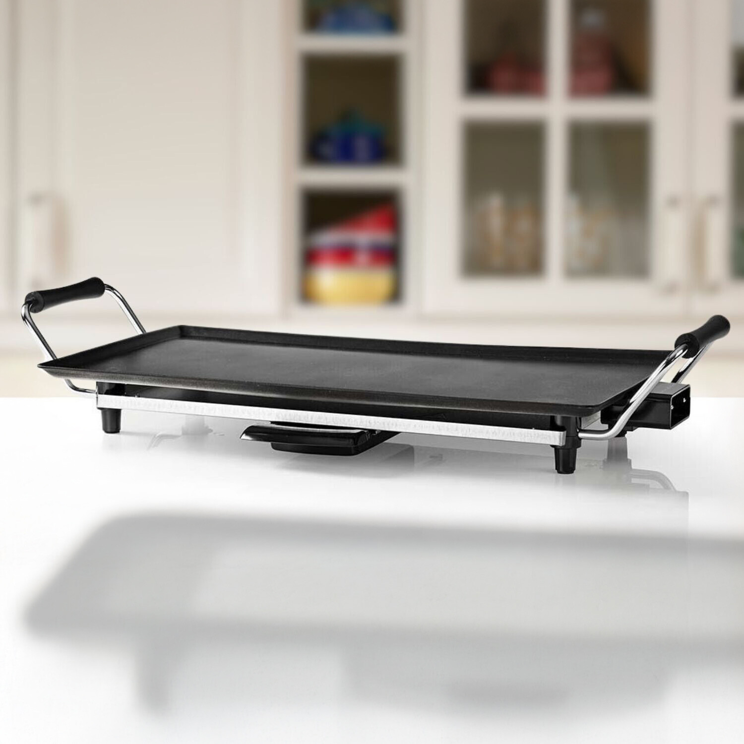 Teppanyaki Table Grill with Non-Stick 47.5cm x 26.5cm Hot Plate