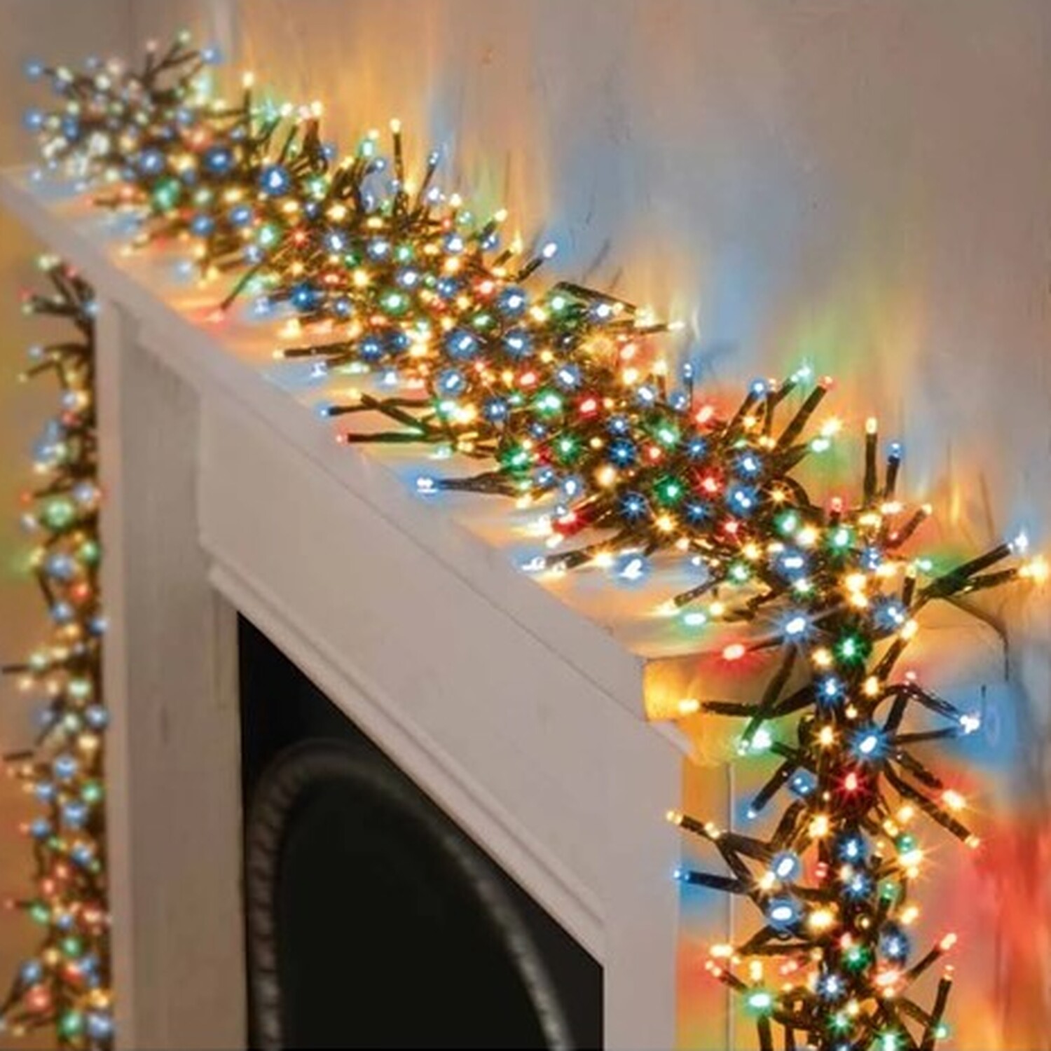 480 Multi Coloured Cluster Lights