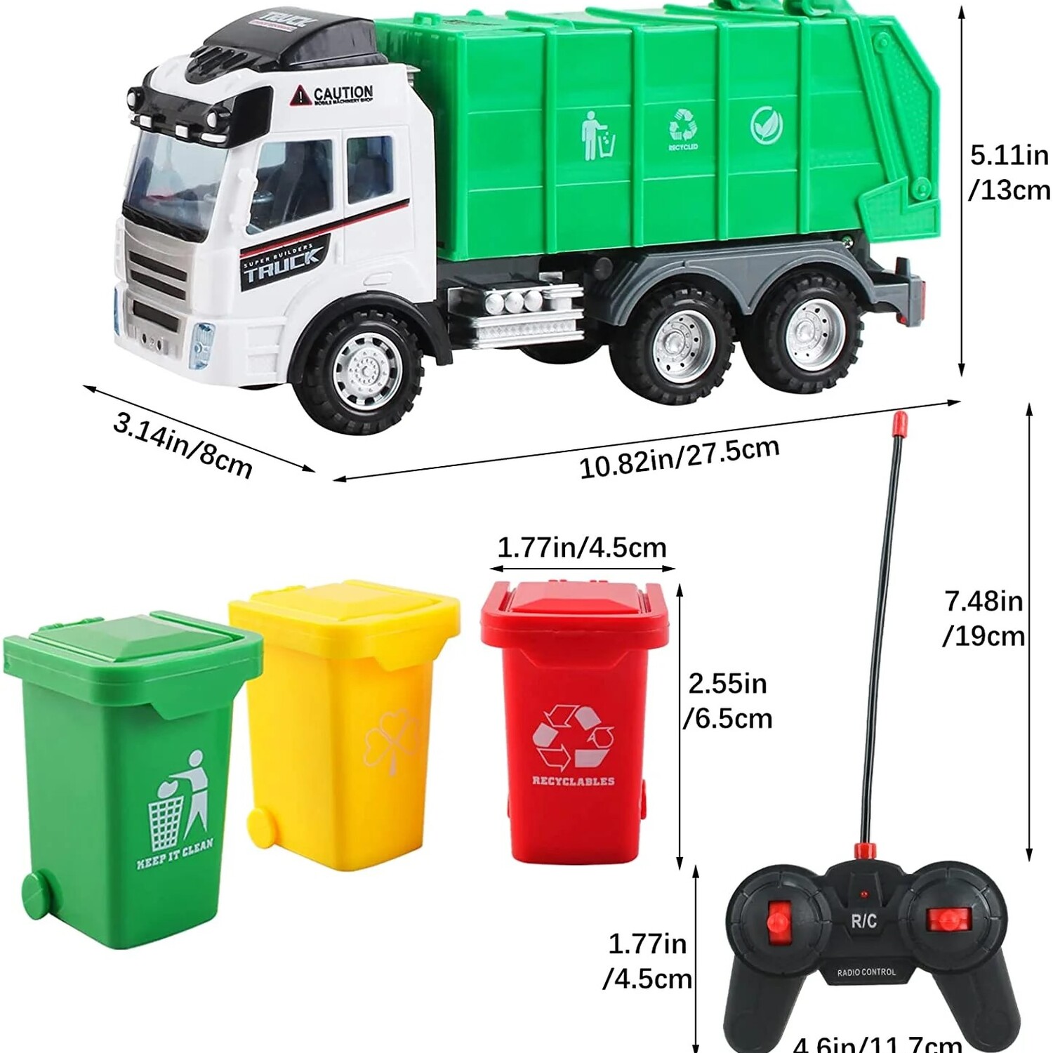Remote Control Bin Truck