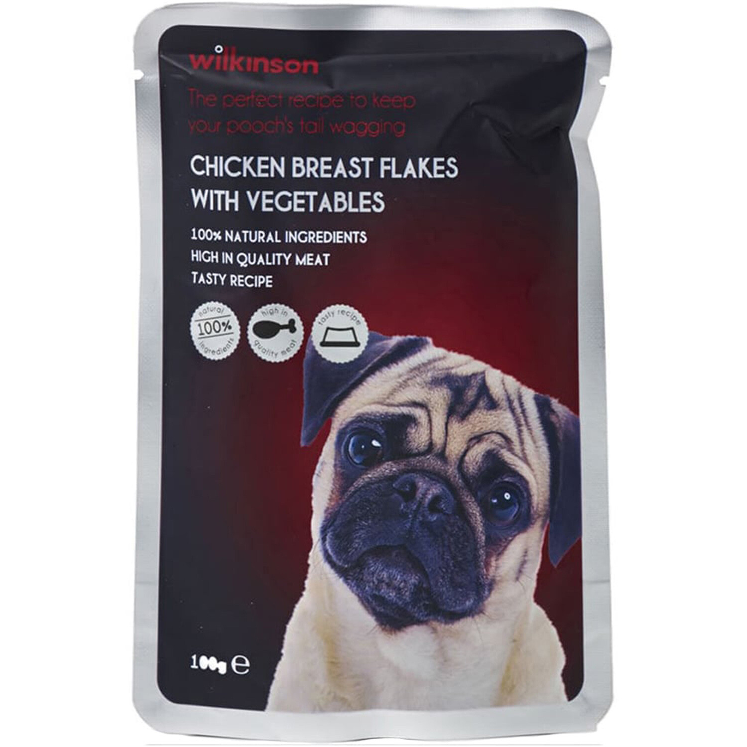 Chicken Breast Flakes Dog Food Pouch