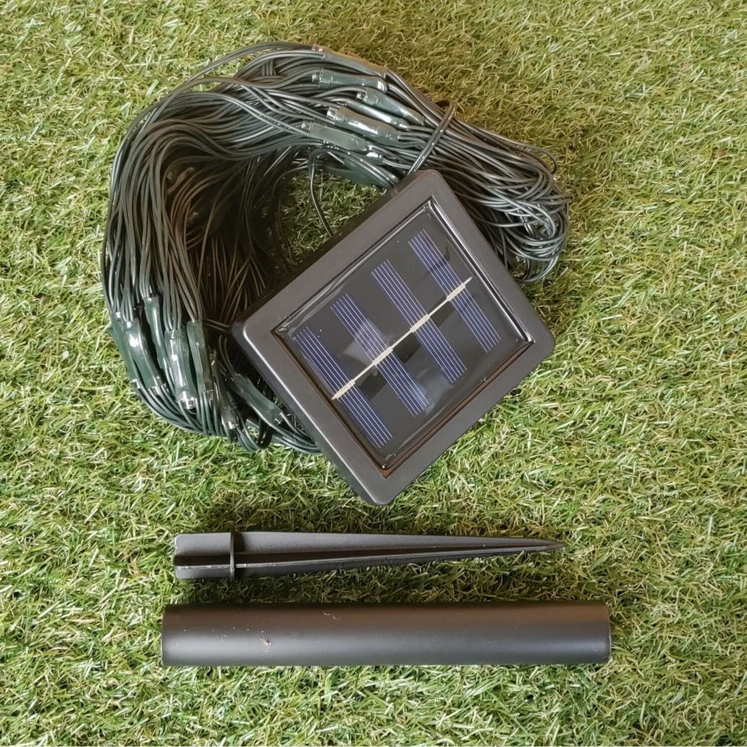 Solar Trellis Net Lights 200 LED Warm White