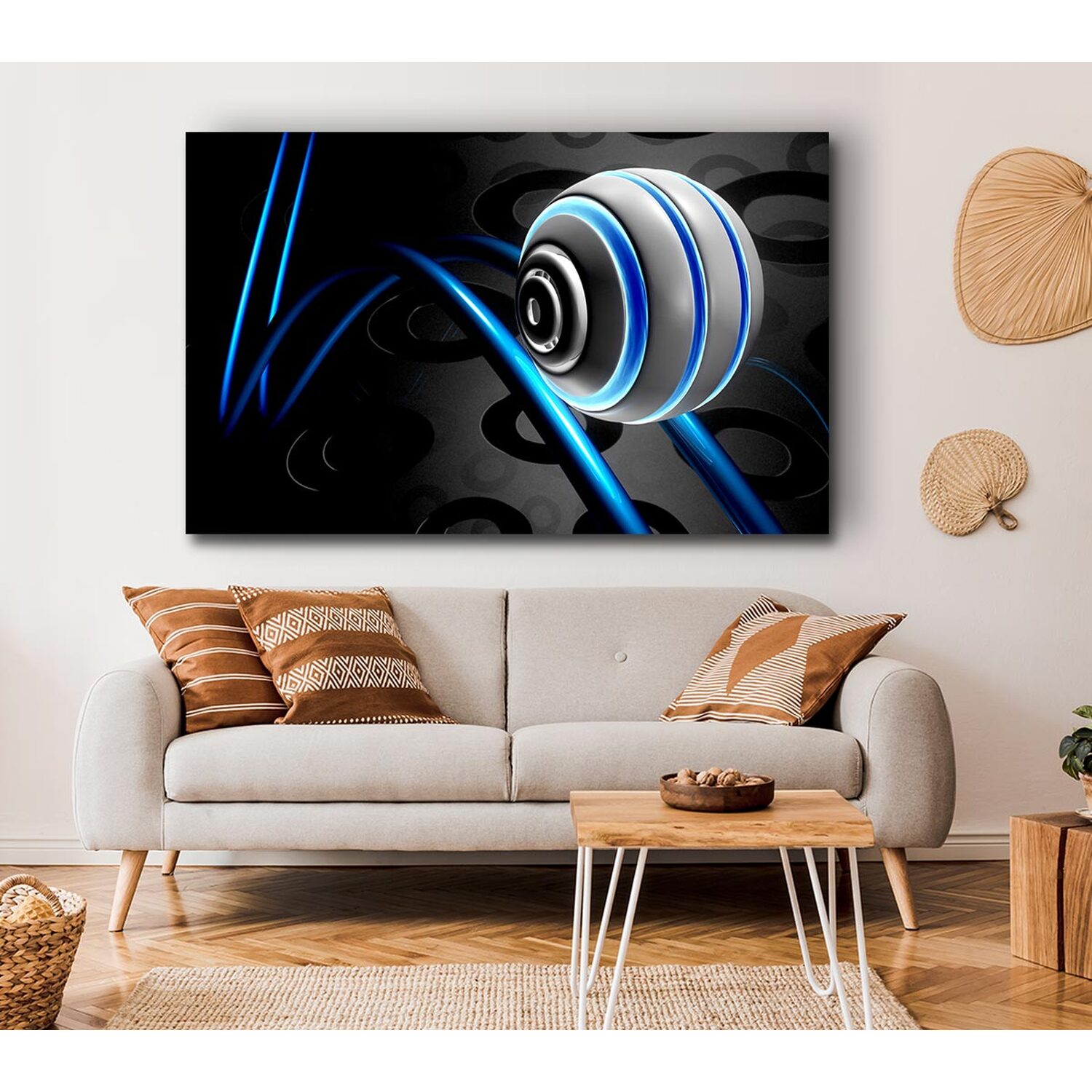 Roller Coaster Canvas Print Wall Art