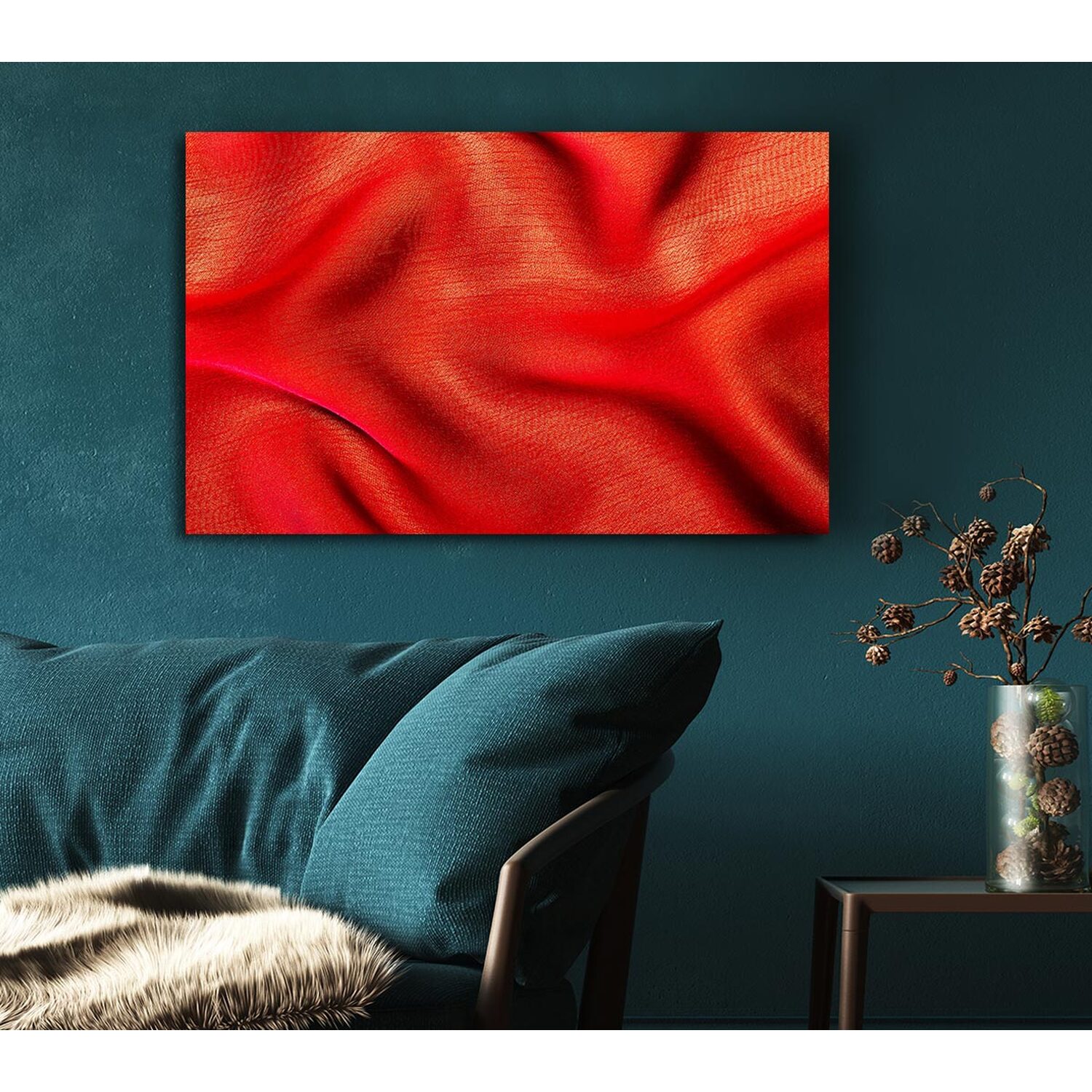Silk Canvas Print Wall Art