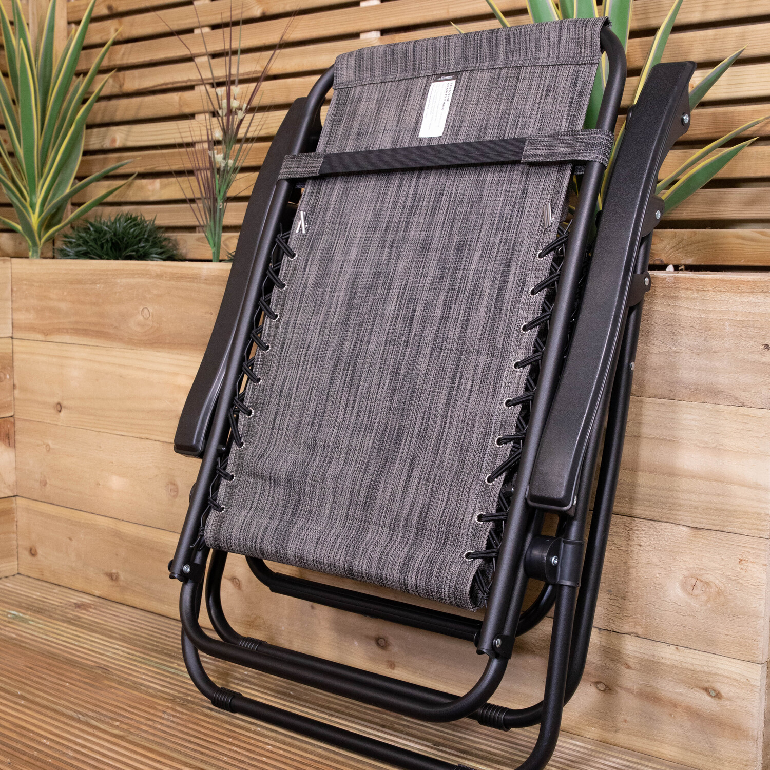 Multi Position Garden Zero Gravity Relaxer Chair Sun Lounger