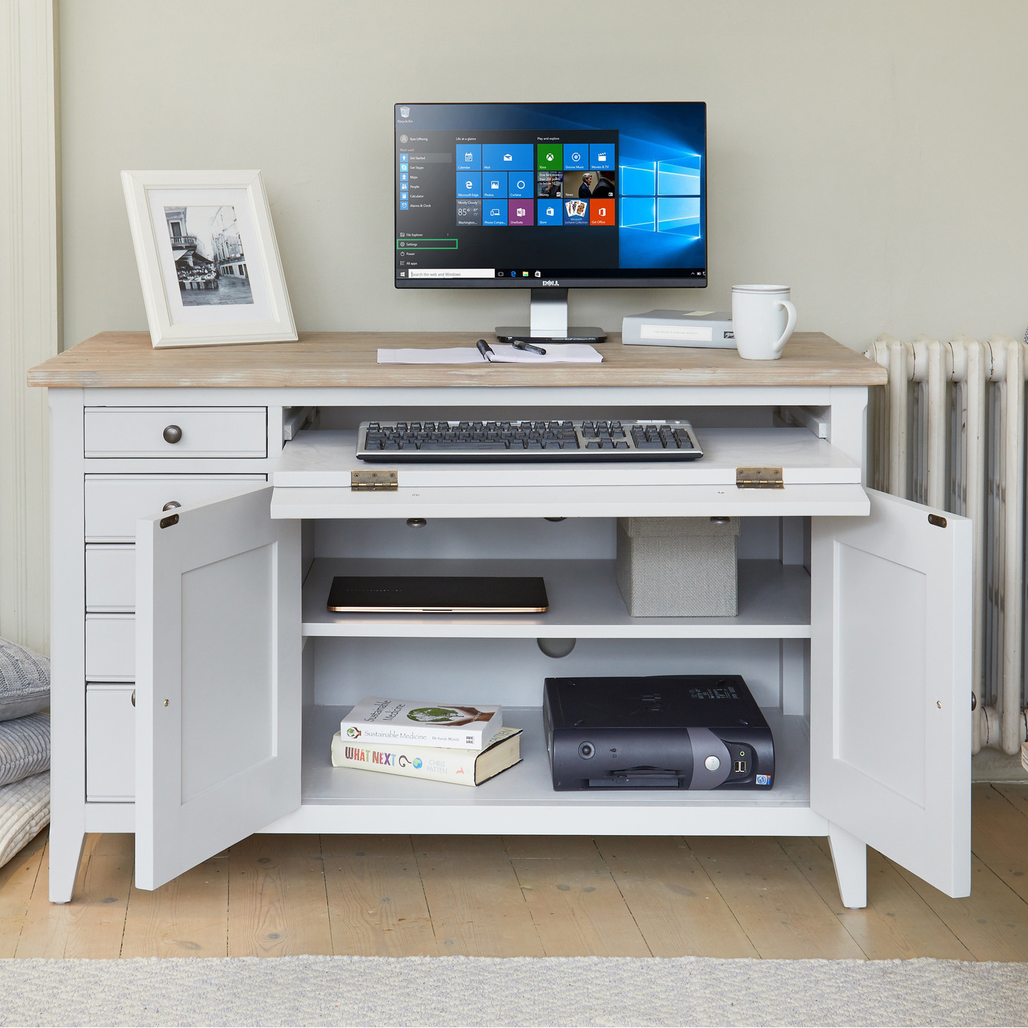 Signature Hidden Home Office Desk