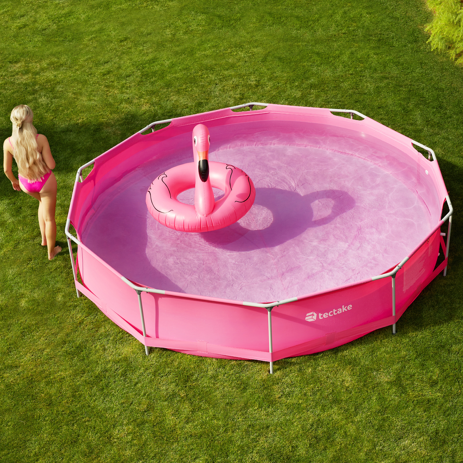 Swimming Pool Round With Pump 360 X 76 Cm