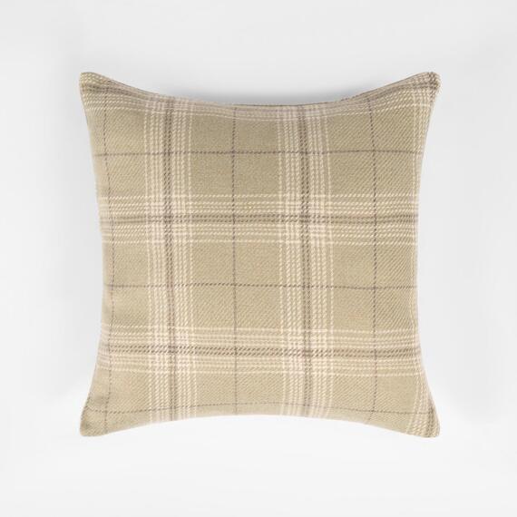 Pack Of Woven Check Cushion Covers