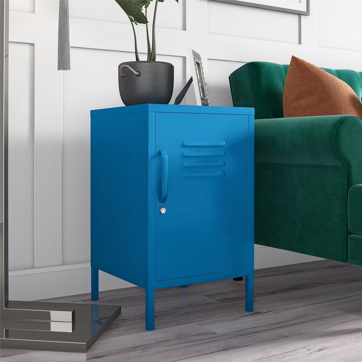 Cache metal locker with 1 door