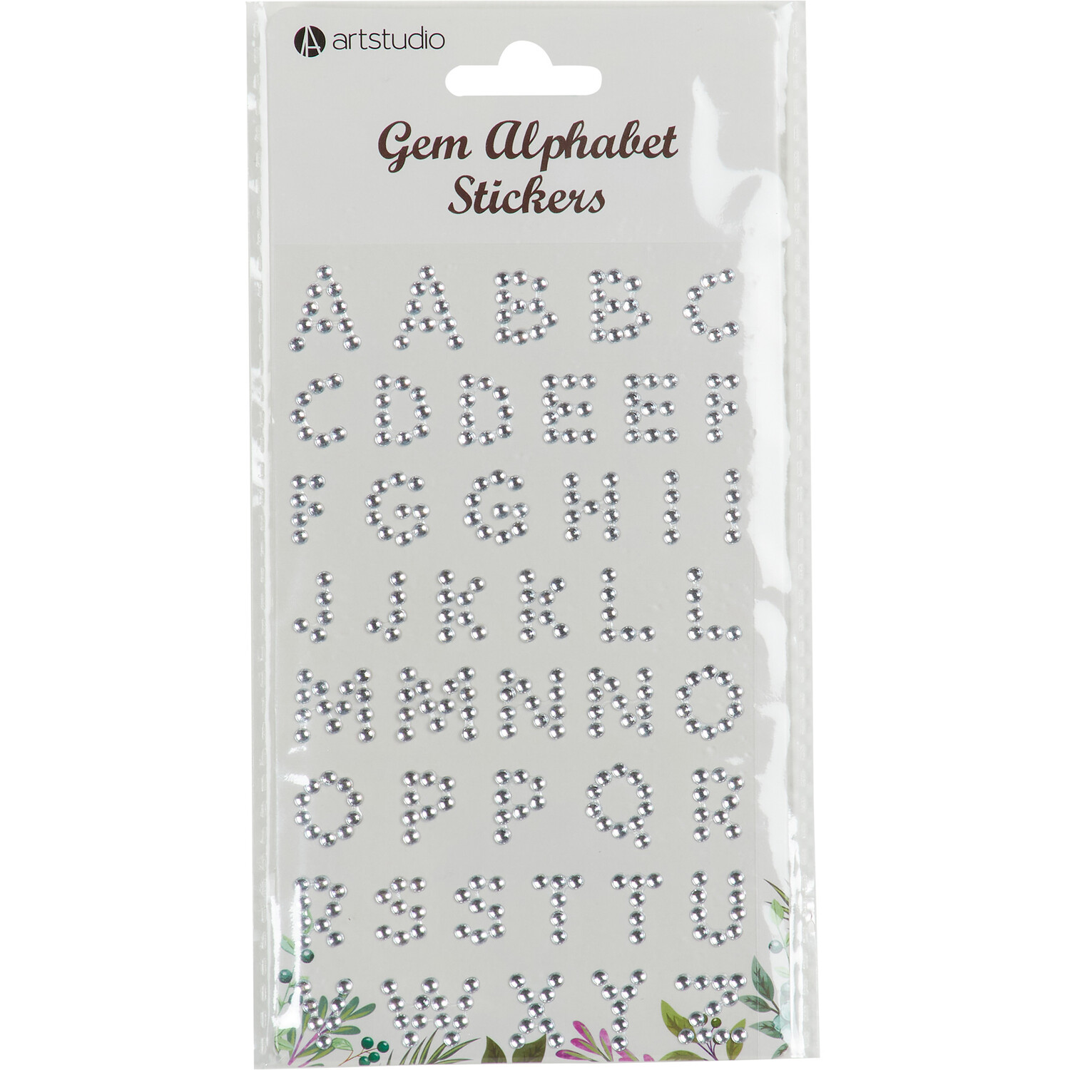 Shiny Gem Alphabet Stickers