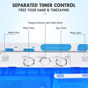 Portable Twin Tub Clothes Washing Machine