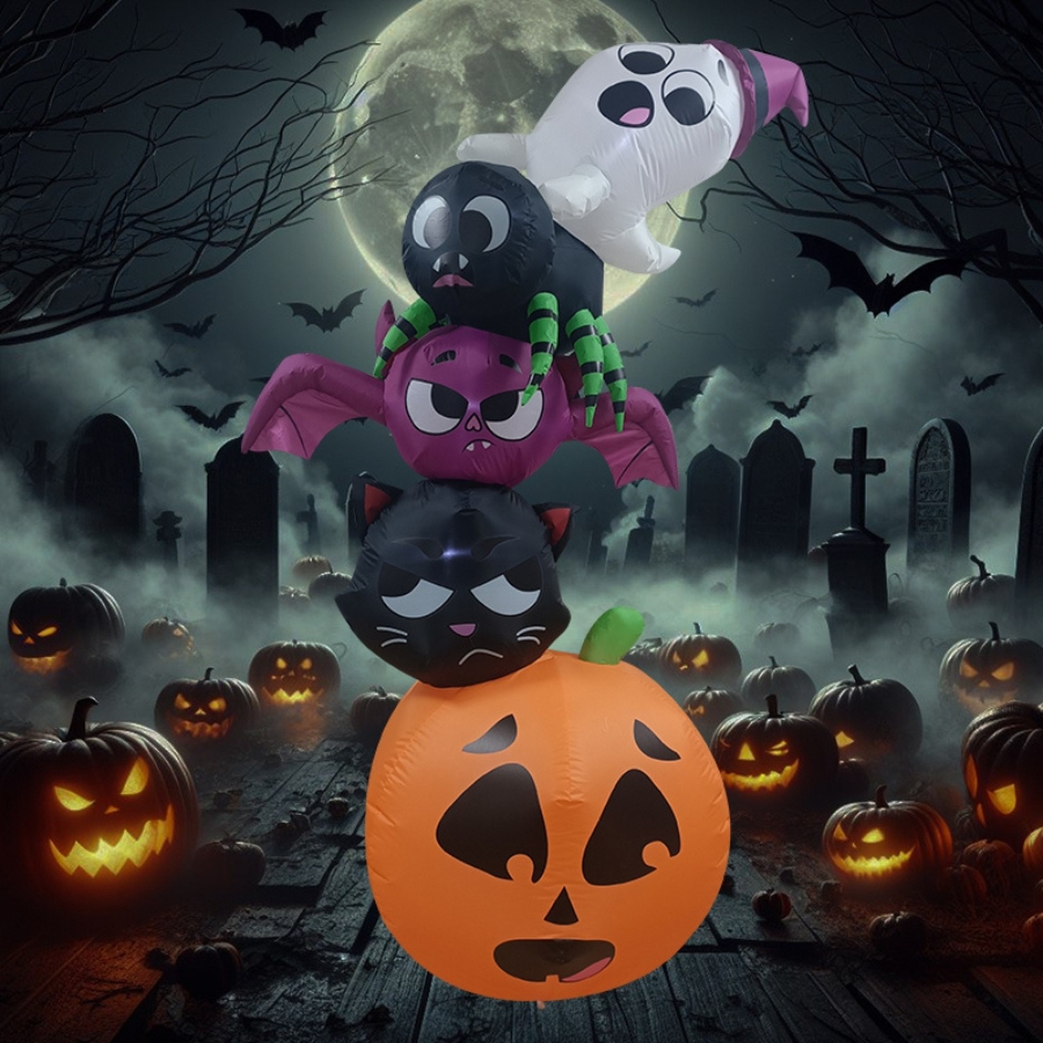 Halloween Inflatable Character Tower