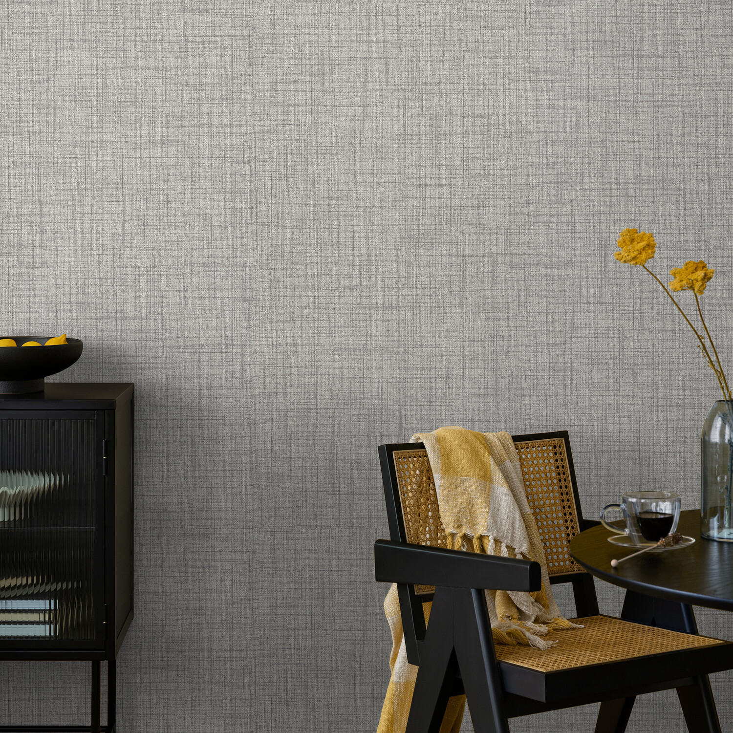 Fabric Linen Texture Wallpaper