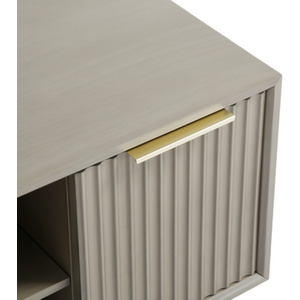 Monza - Fluted TV Unit with Storage