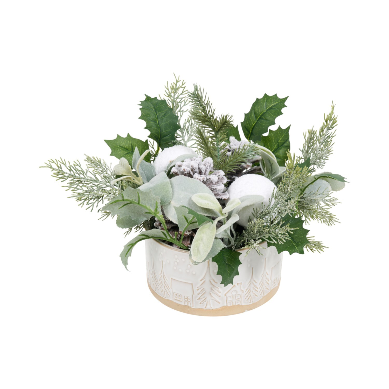 Scandi Floristry in Ceramic Pot