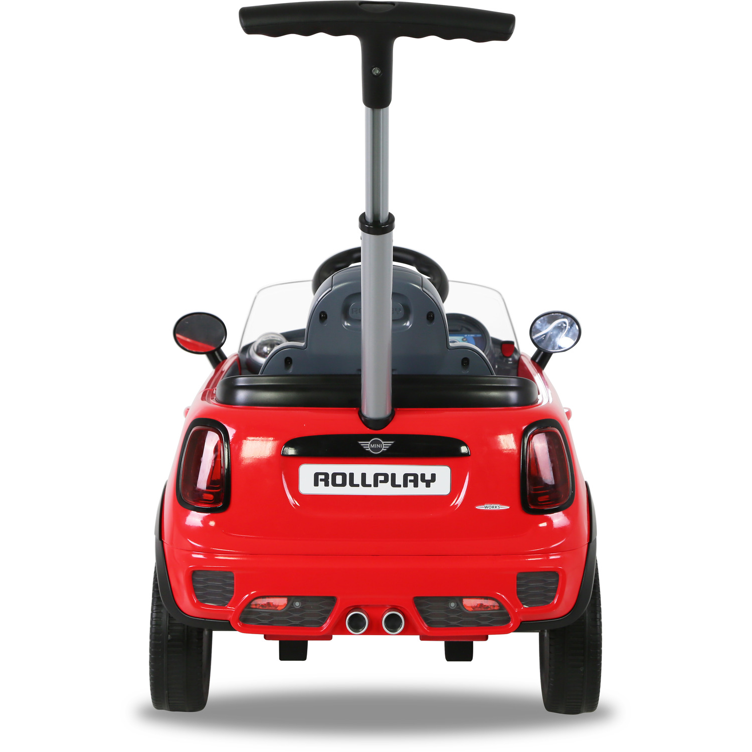 Mini Cooper Play Push Car with Parental Handle