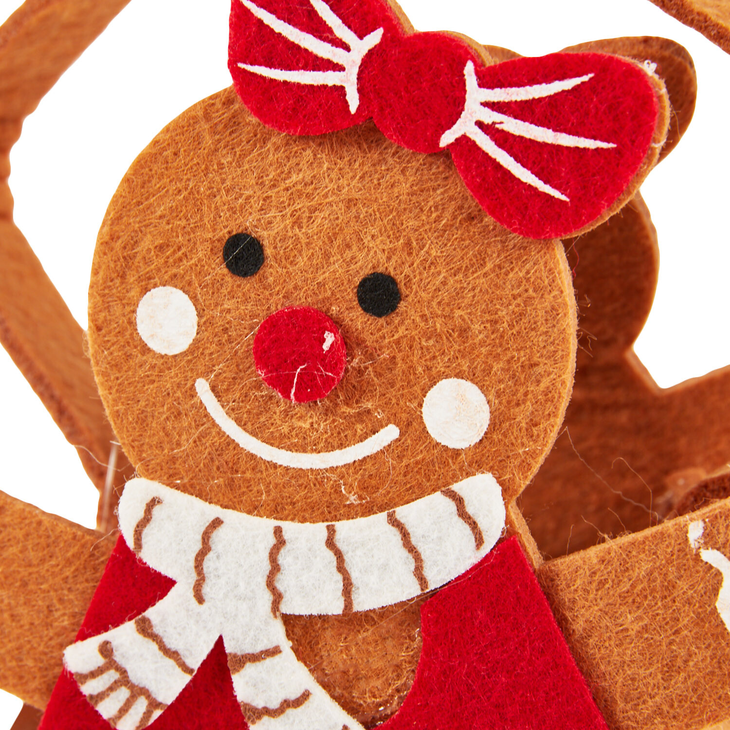 Gingerbread Character Felt Baskets