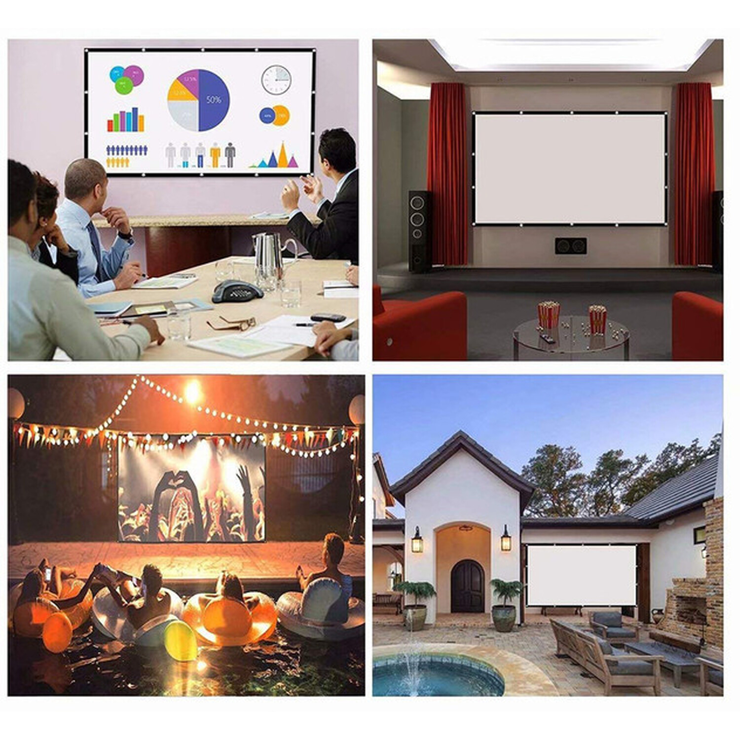 Easy Folding Portable Polyester Curtain