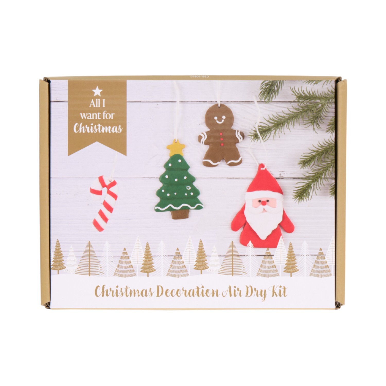 Wooden Ornament Colouring Set