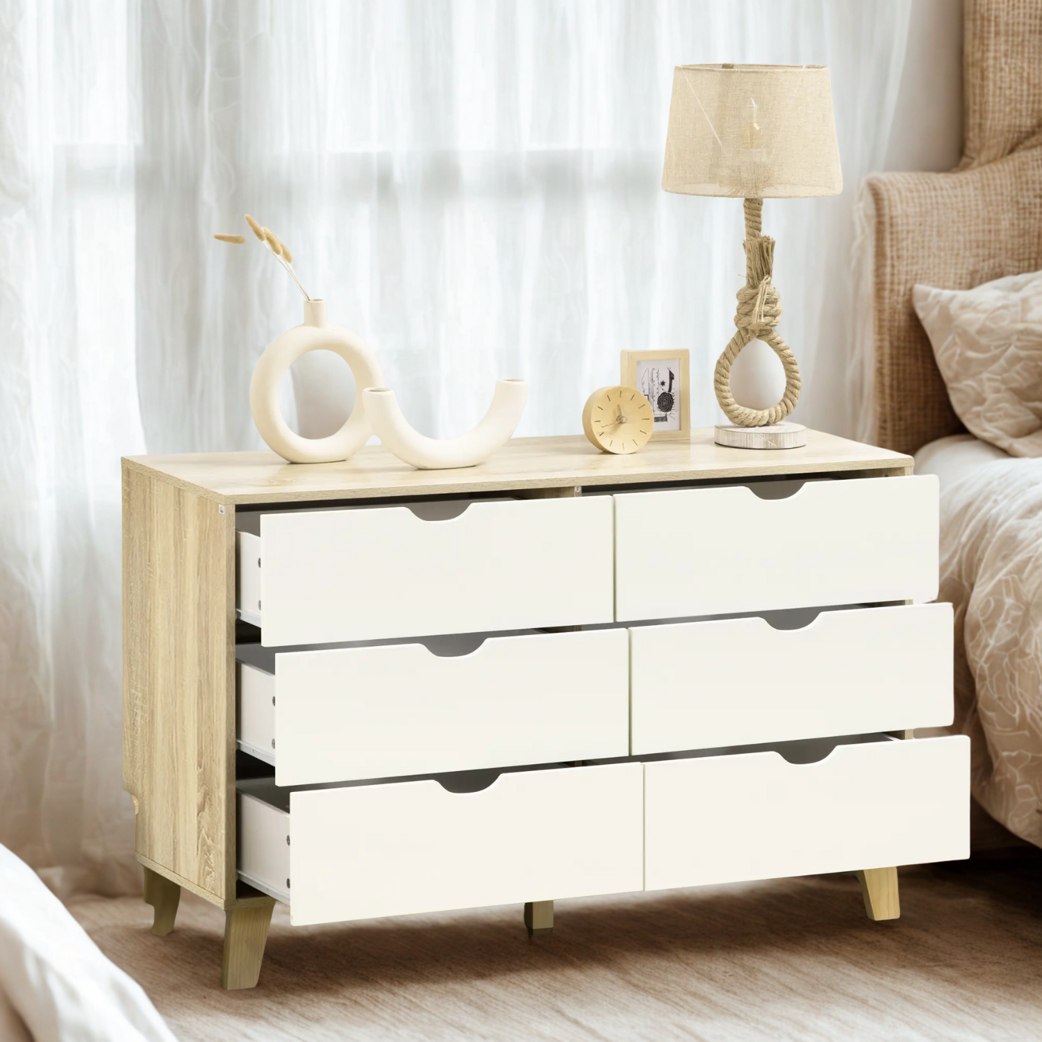 6 Drawer Storage Chest