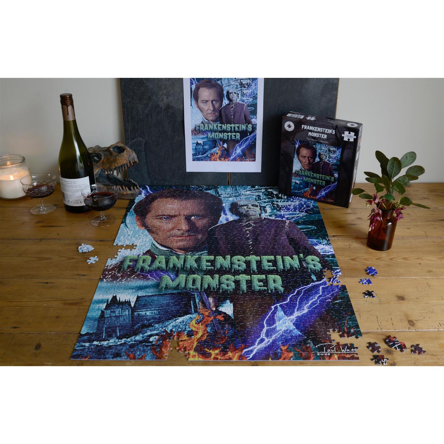 Frankenstein's Monster 1000 Piece Jigsaw Puzzle