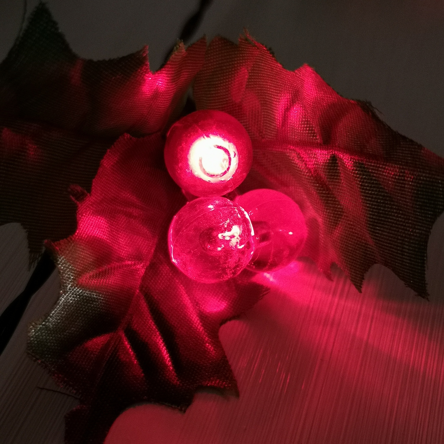 LED Berry Holly Christmas Lights