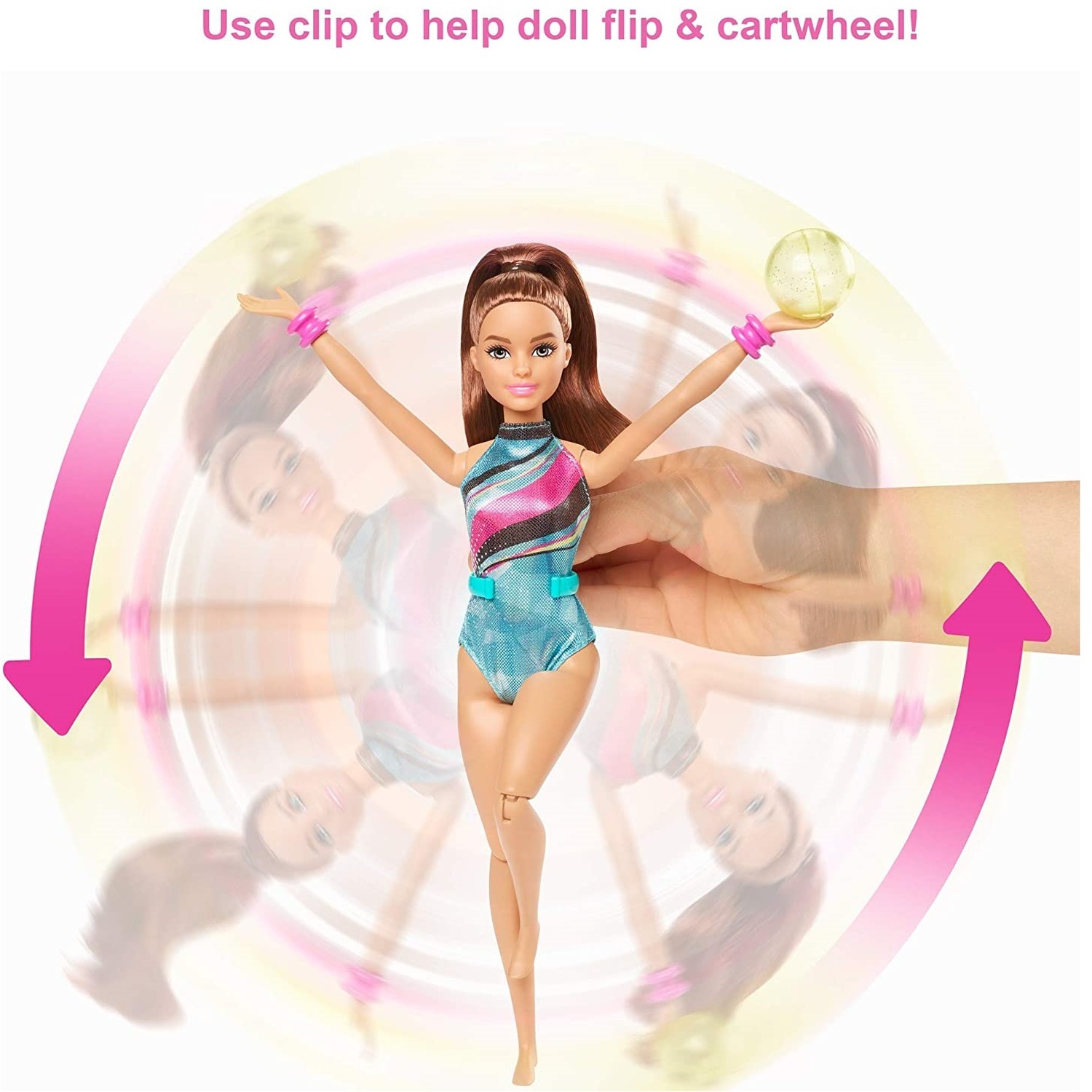 Spin and Twirl Gymnast Doll and Accessories