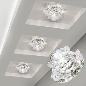 Rose Modern Crystal LED Ceiling Light