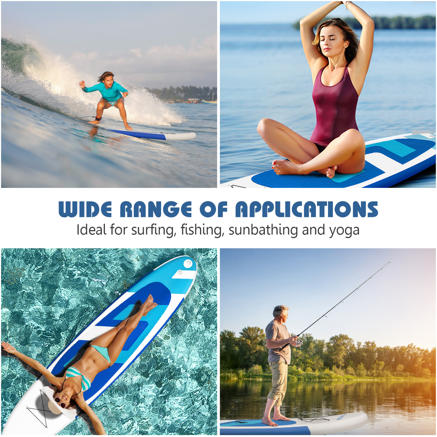Costway 11ft Inflatable Stand Up Paddle Board