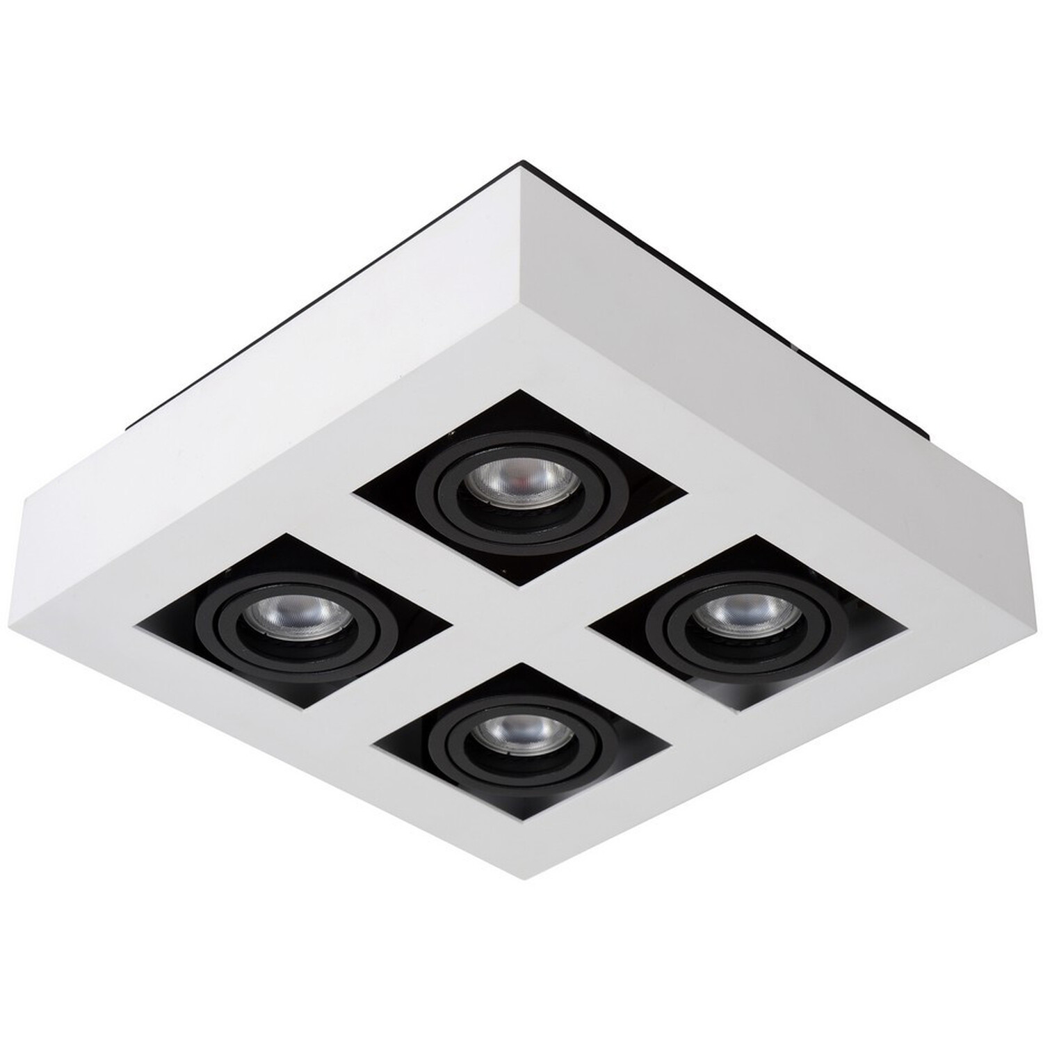 Xirax Modern Quad Ceiling Spotlight White