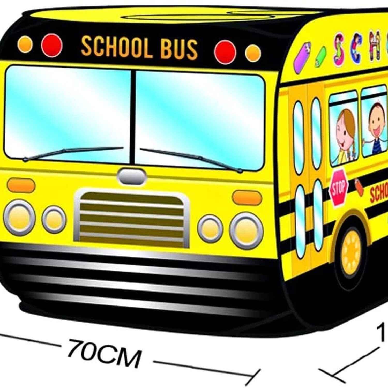 School Bus Foldable Indoor and Outdoor Play Tent