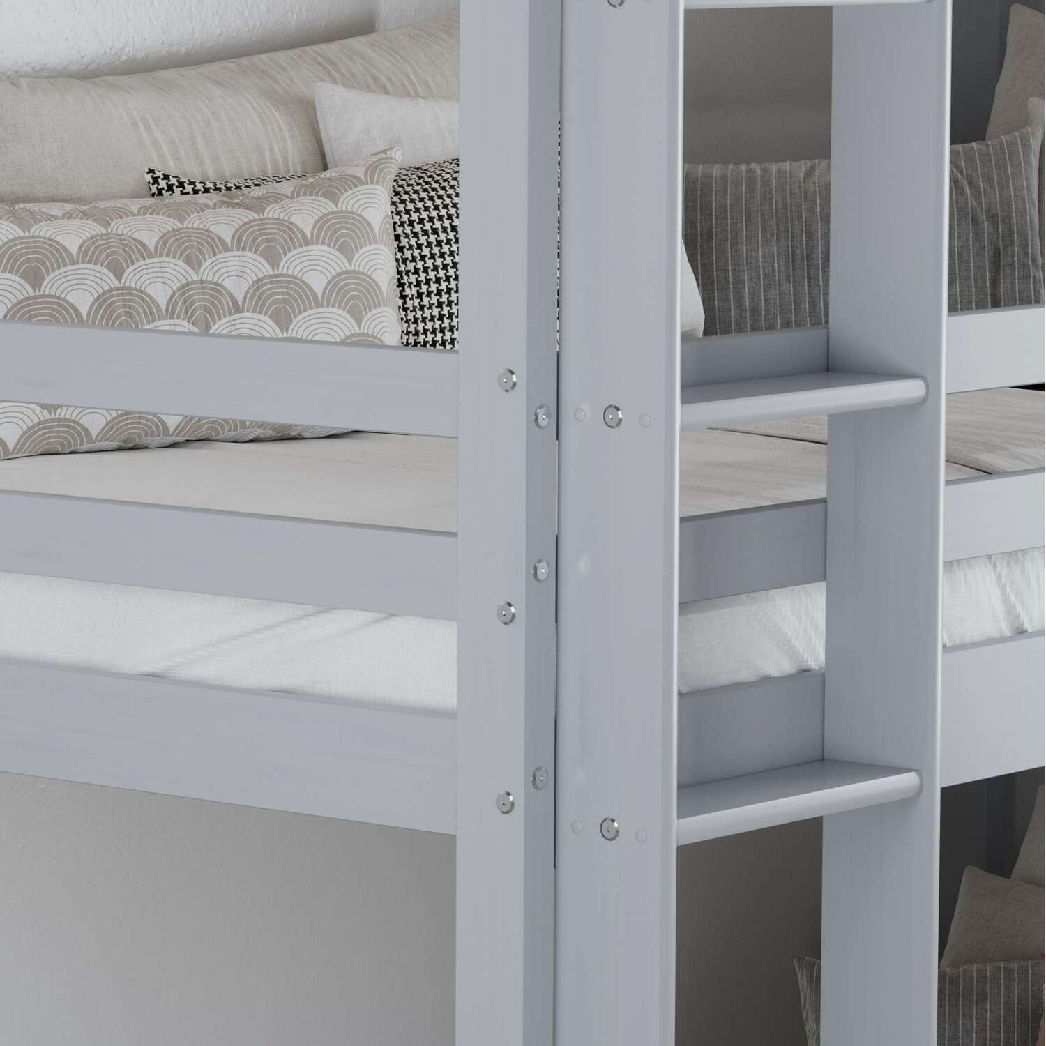 Triple Bunk Bed Frame High Sleeper Birlea Tressa