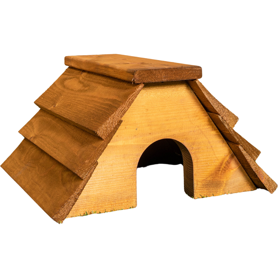 Rustic Wooden Hedgehog House Habitat