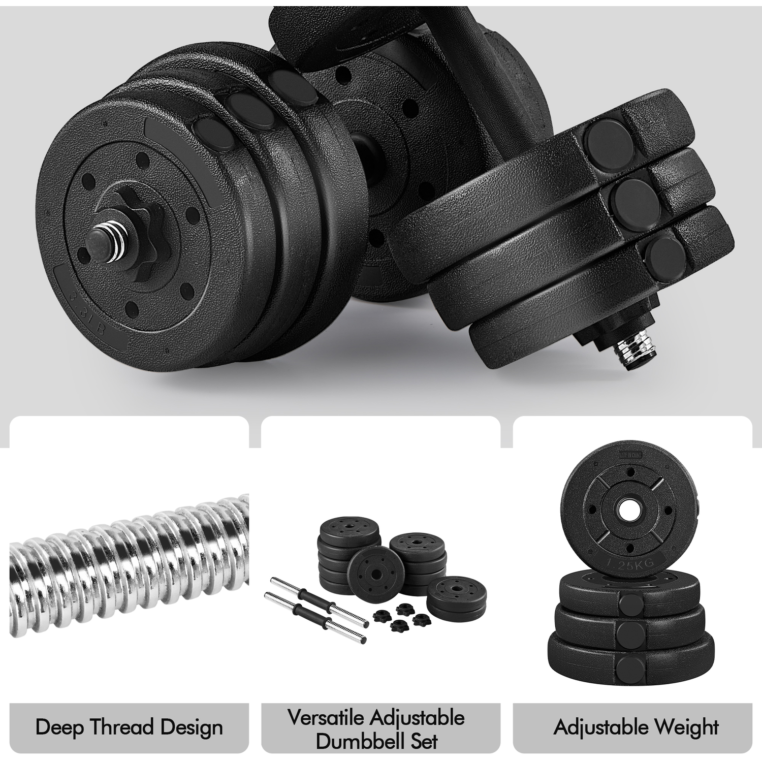 Adjustable Dumbbell Weight Set