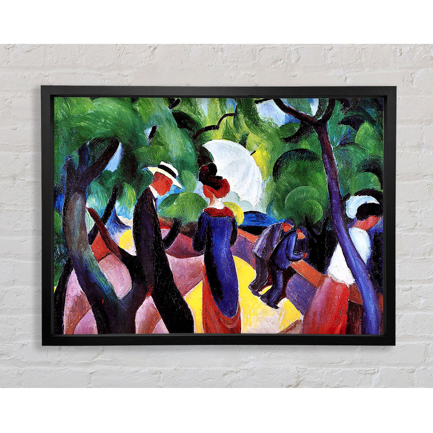August Macke Promenade Framed Print Art Classic Prints