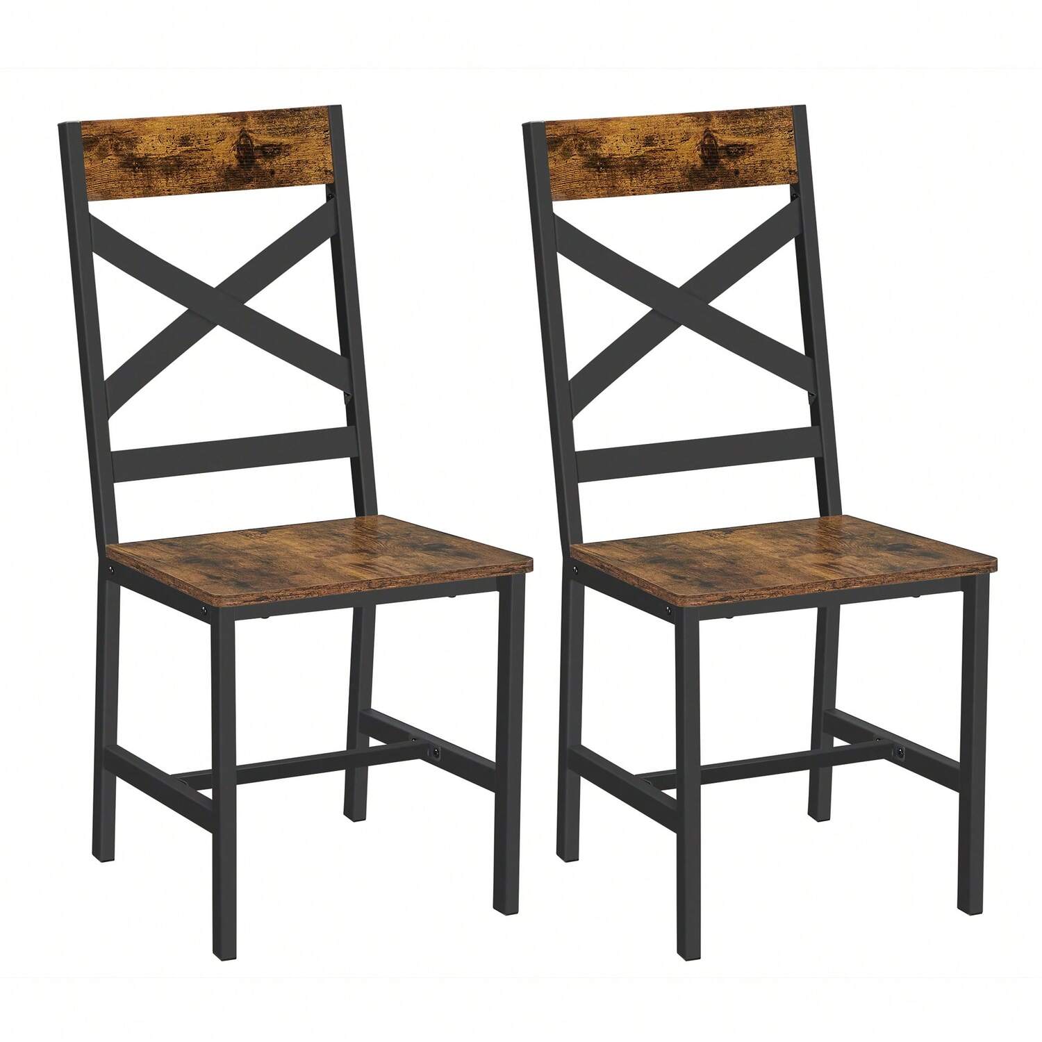 VASAGLE Set of 2 Kitchen Dining Chairs