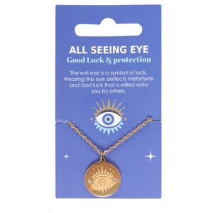 All Seeing Eye Protection Necklace For Good Luck