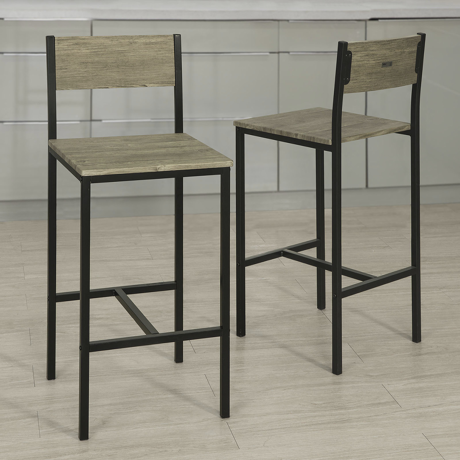 SoBuy Set of 2 Kitchen Breakfast Bar Stools