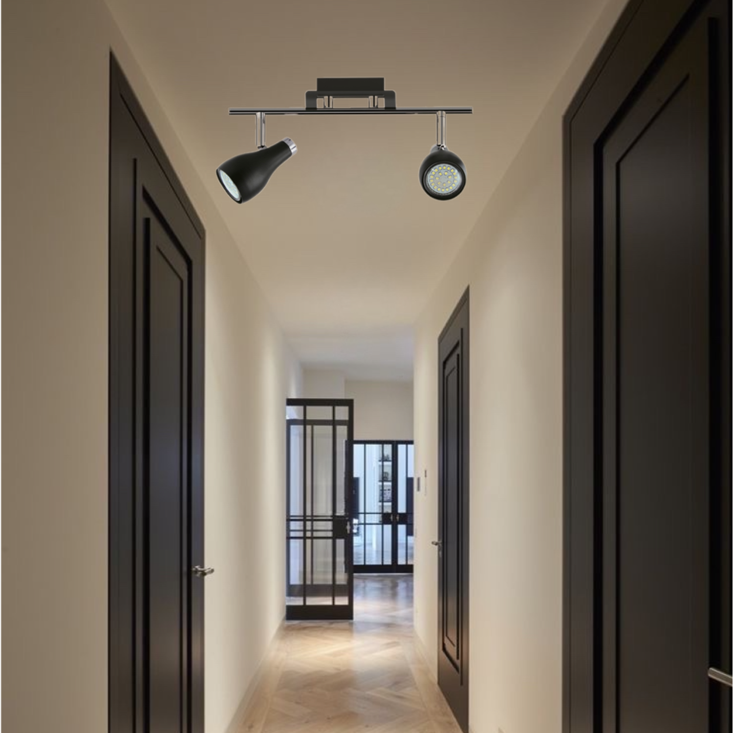 CGC JONAH Two Head Adjustable Ceiling Wall LED Light