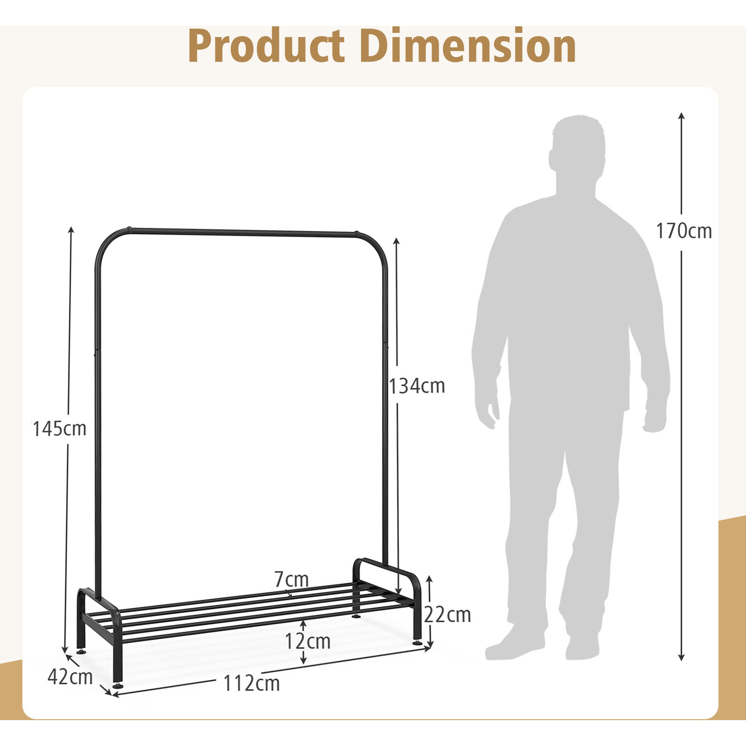 Metal Clothes Stand Rack