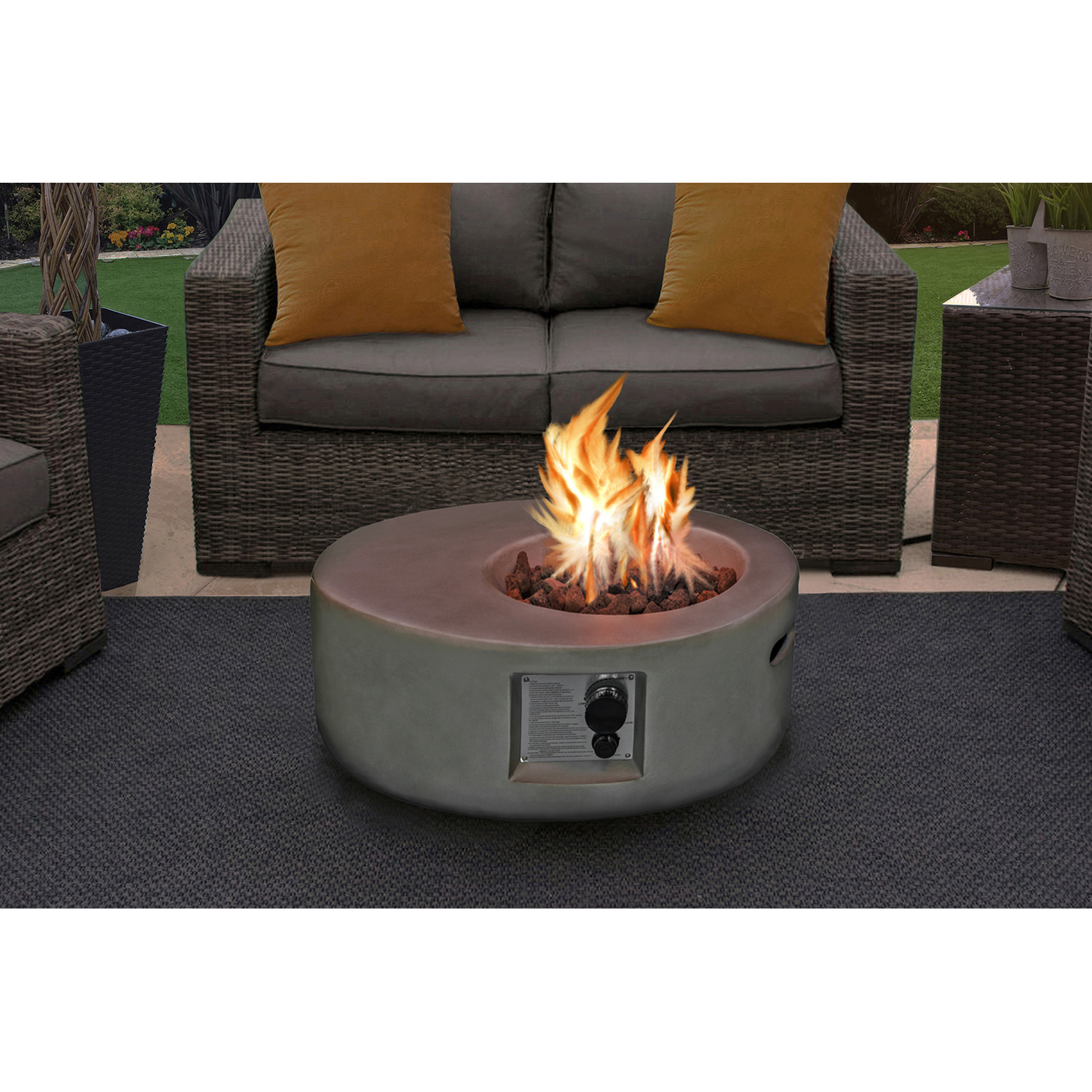 Echo Outdoor Gas Fire Pit